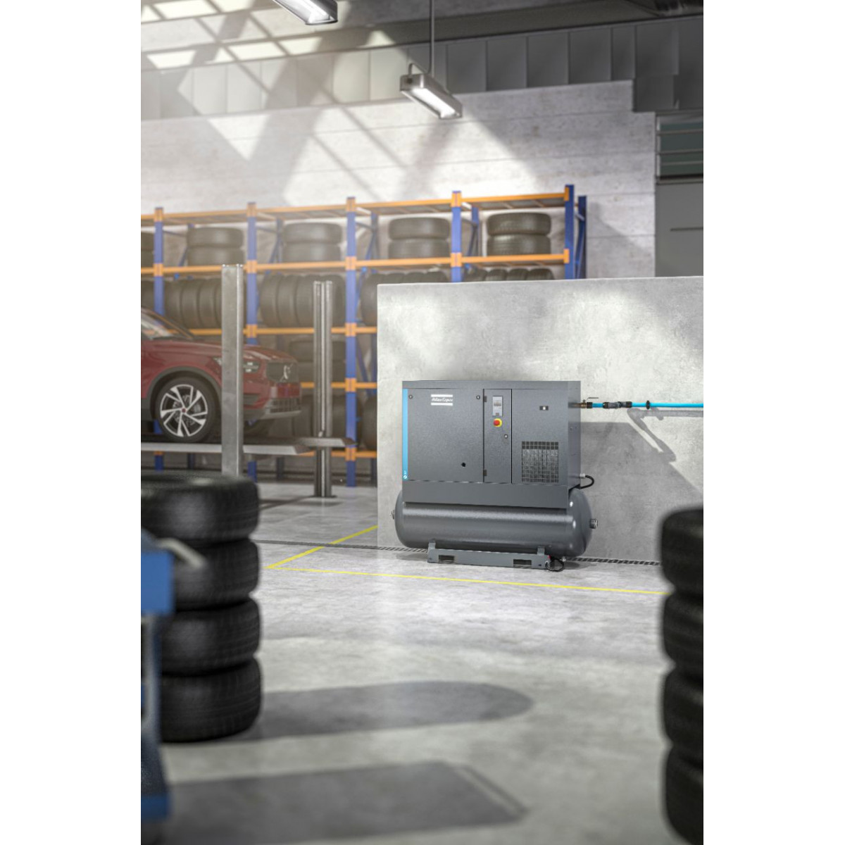 Compresor de aire a tornillo Atlas Copco G7